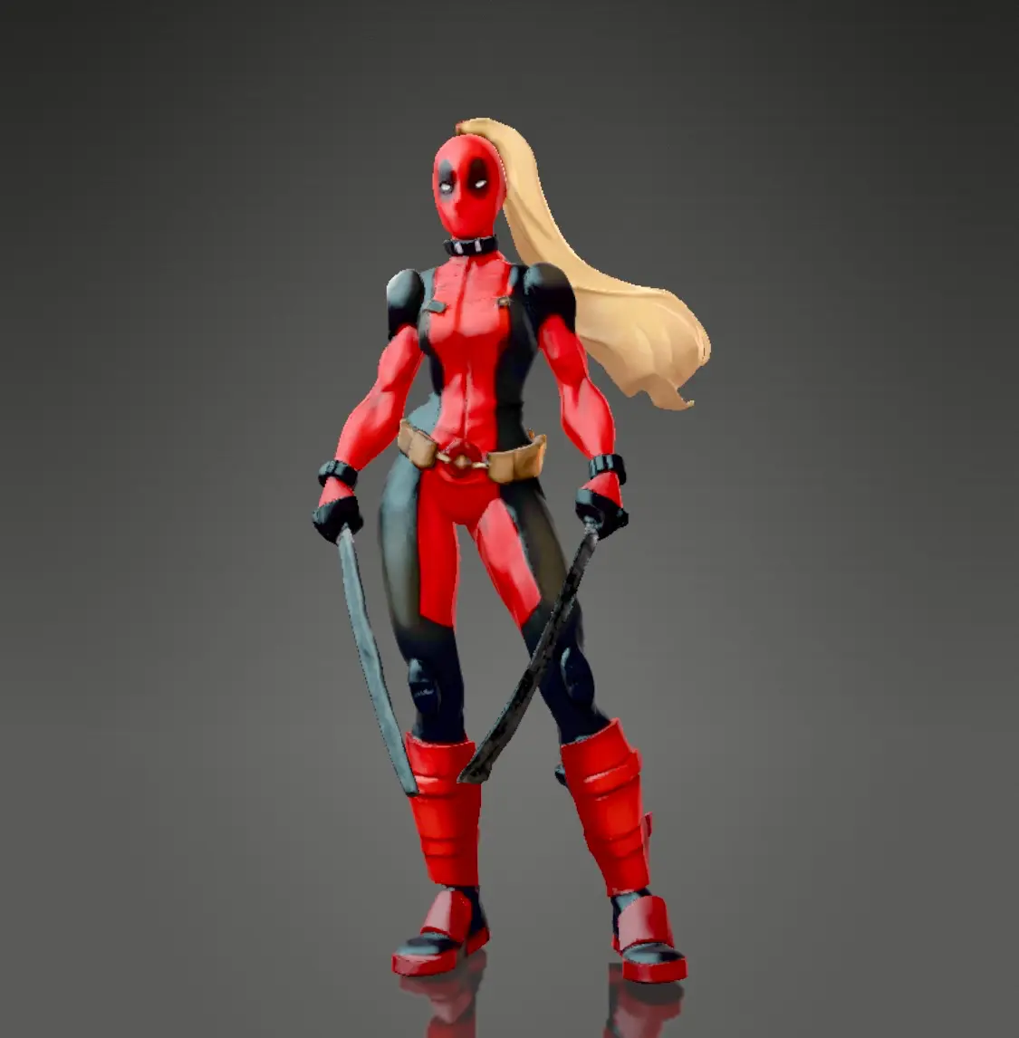 Characters & Creatures STL Download - Ladypool v2by Foxtrot007