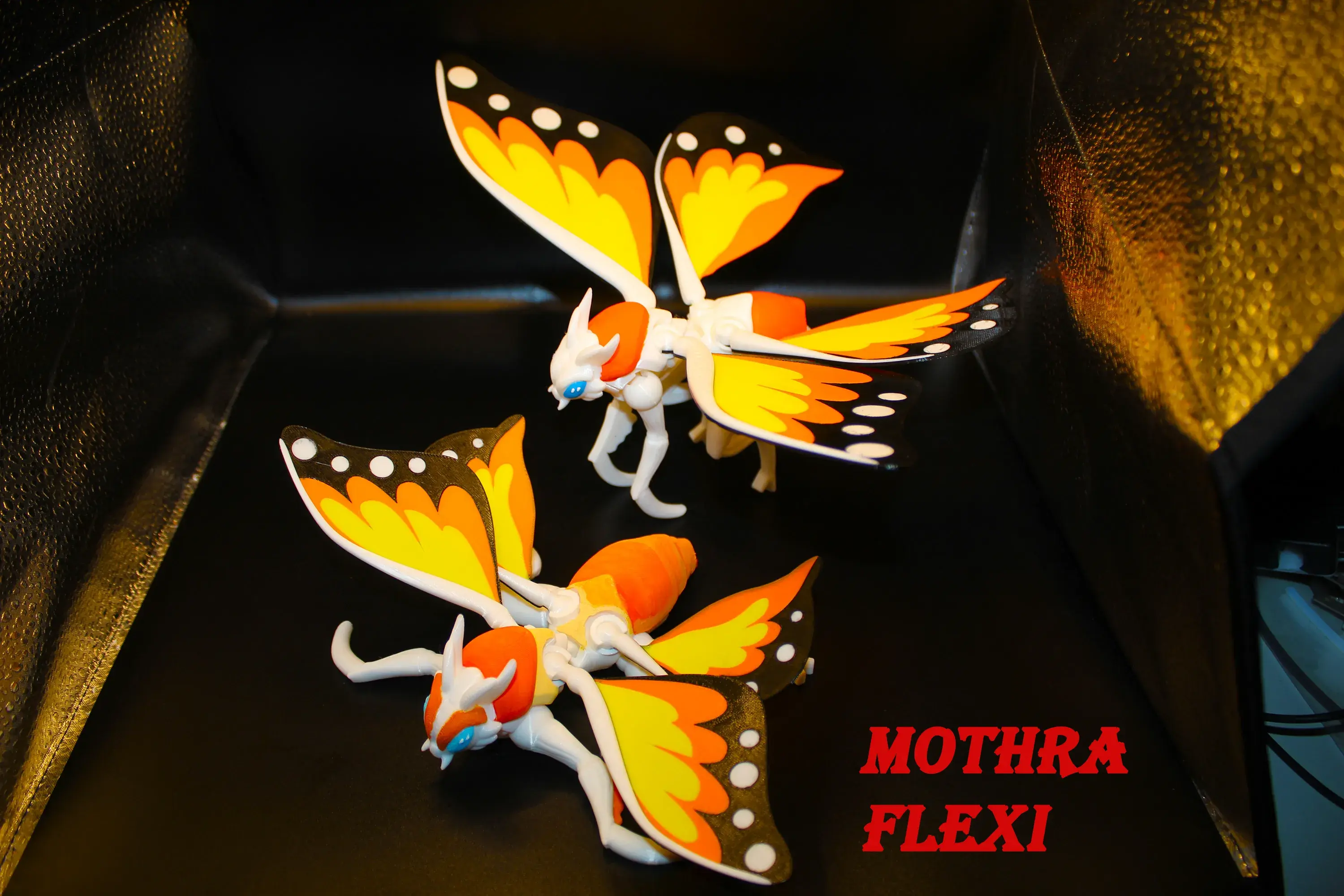 Other STL Download - mothra_flexi_toysby mario_3d