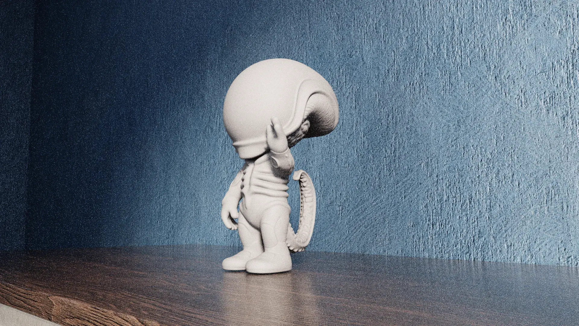 3D Printer Files | 3MF File | Cute Chibi Xenomorph | Creality Cloud