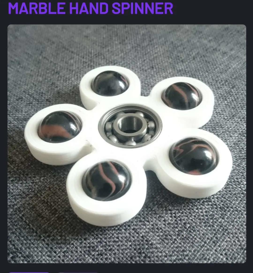 marble fidget spinner | 3D models download | Creality Cloud