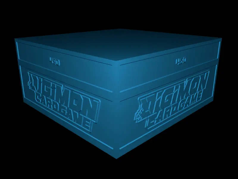 Digimon Card boxes - Topload Collection | 3D models download | Creality ...