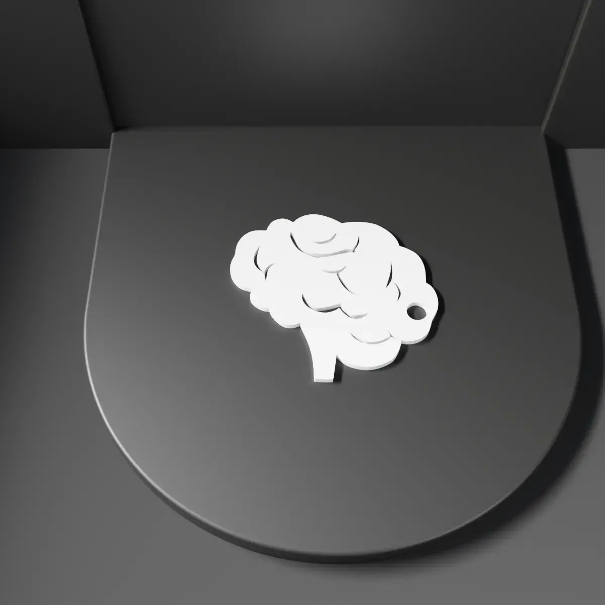 3D Printer Files | 3MF File | Free Brain Keychain | Creality Cloud