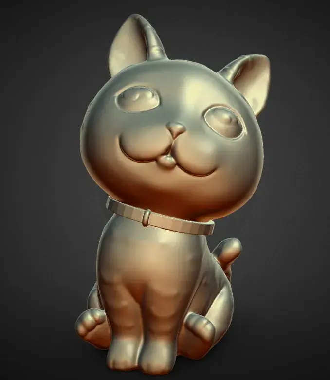 Home Decorations & Ornaments STL Download - little cat decorative ...