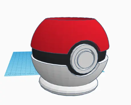 Free Home Decorations & Ornaments STL Download - POKEBALL PLANTERby ...
