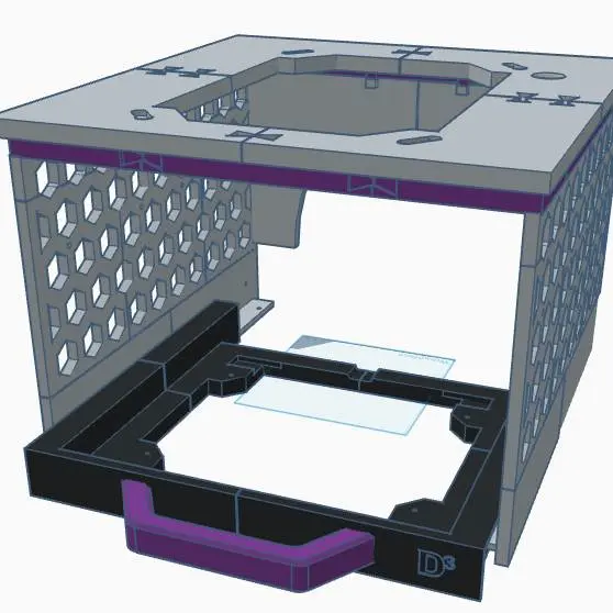 3D Printer Files | 3MF File | Creality Hi Combo Printer Stand with CFS ...