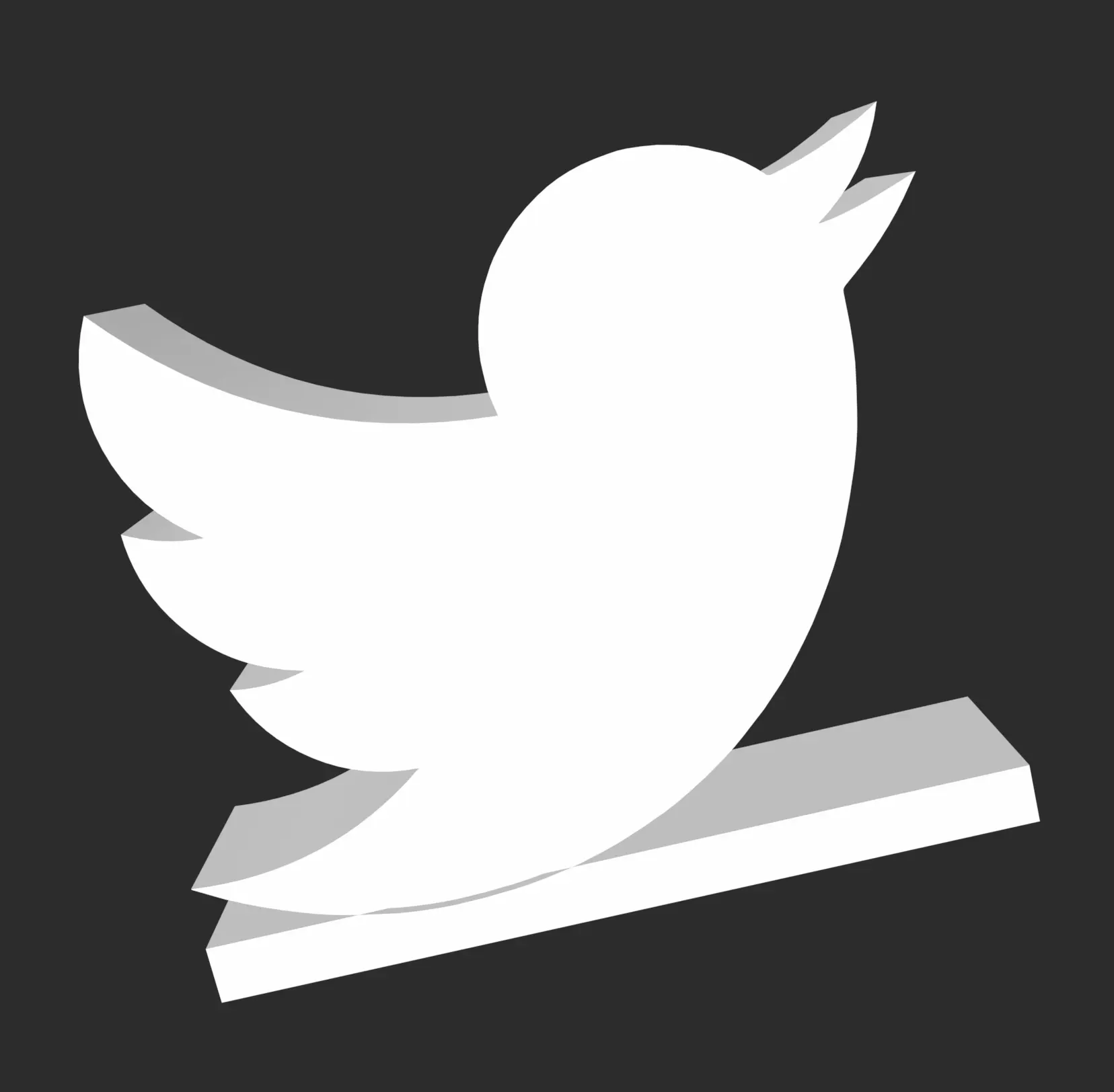 Free Digital Art STL Download - Twitter Logoby NilsMatthias