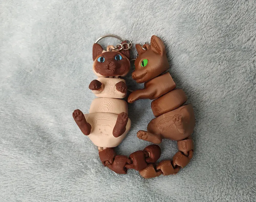 Other STL Download - Cat Keychainby KelRoli