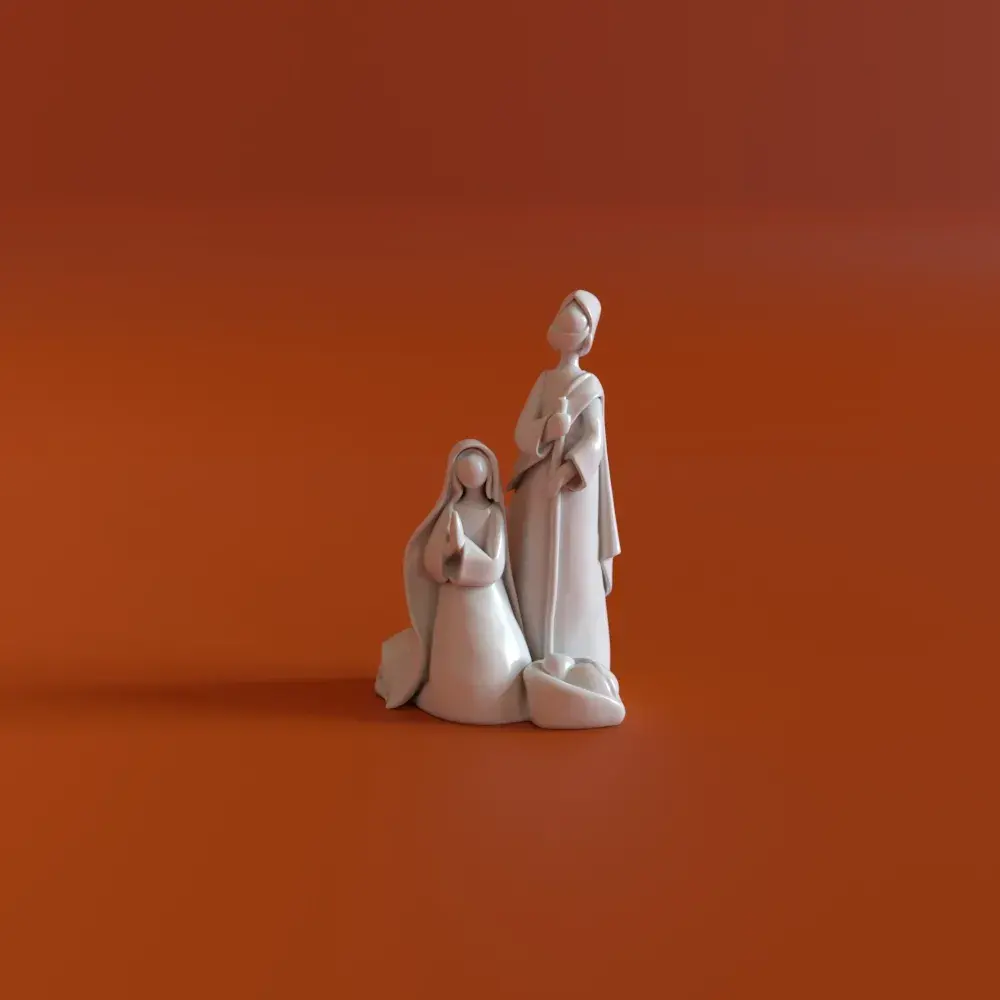 Characters & Creatures STL Download - Christmas Cribby Ajology