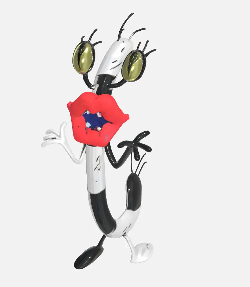 3D Printer Files | 3MF File | Oblina from Ahh! Real Monsters | Creality ...