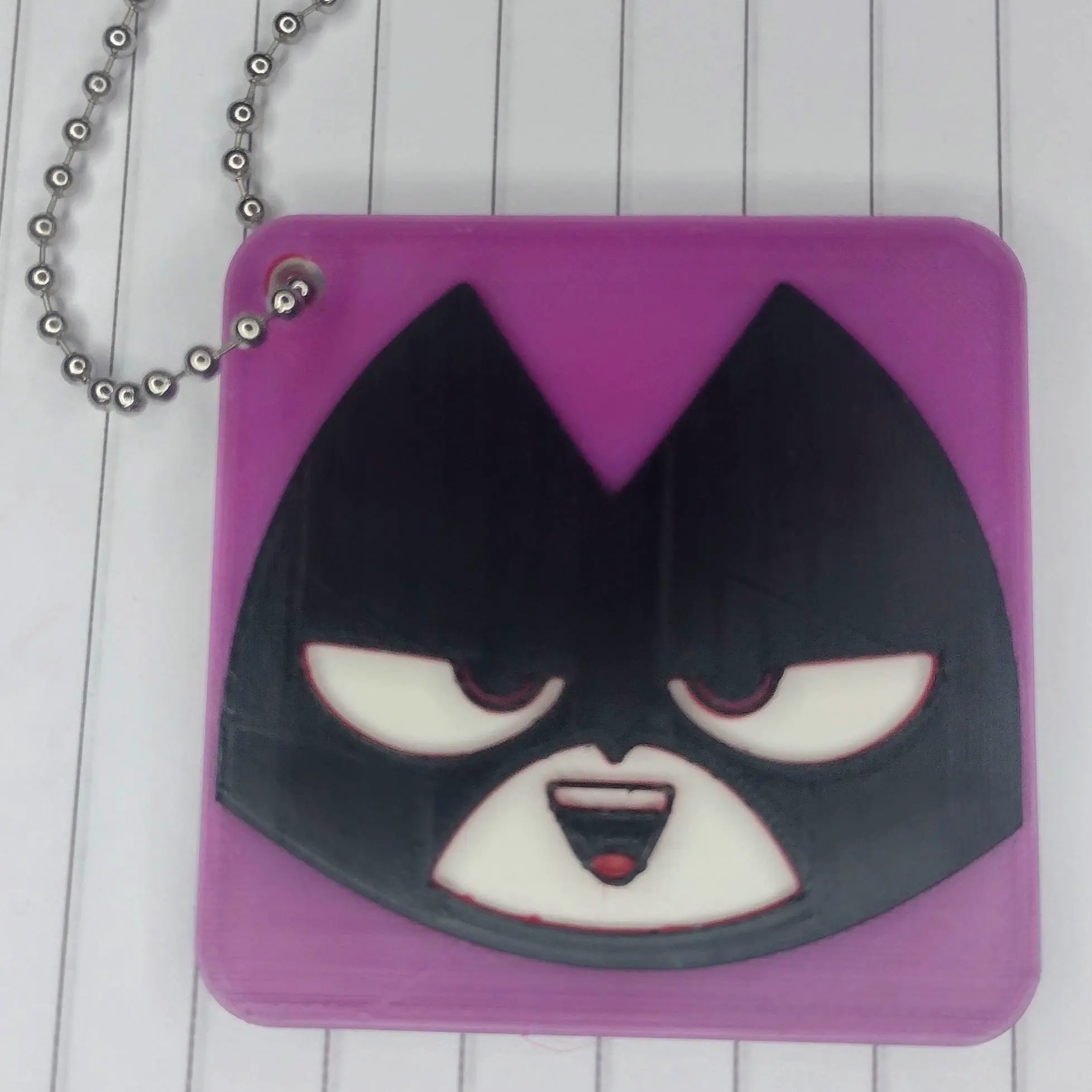 3D Printer Files | 3MF File | Raven Teen Titans Keychain | Creality Cloud