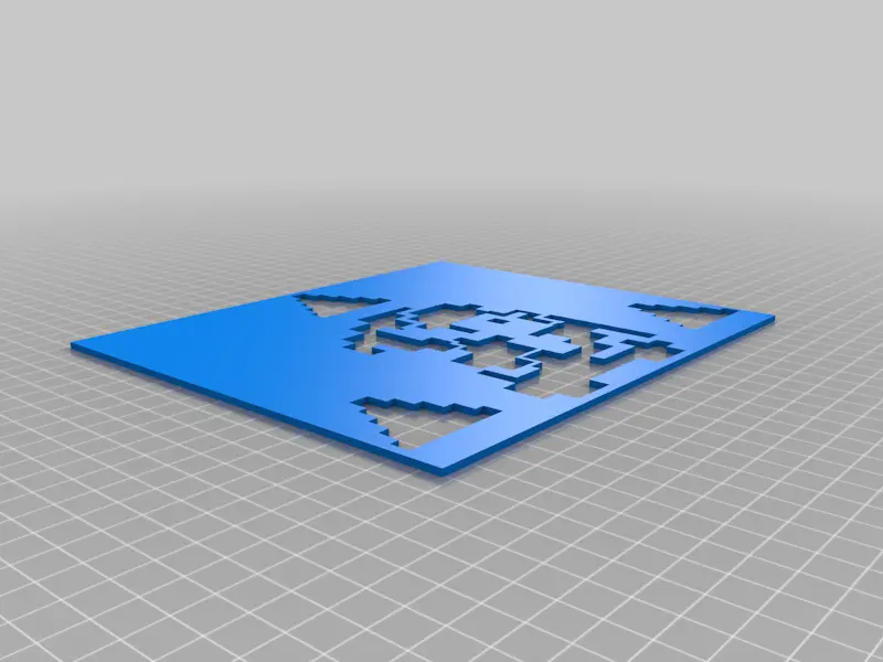 Free Digital Art STL Download - Pixel Link stencilby SMT_M 🦊