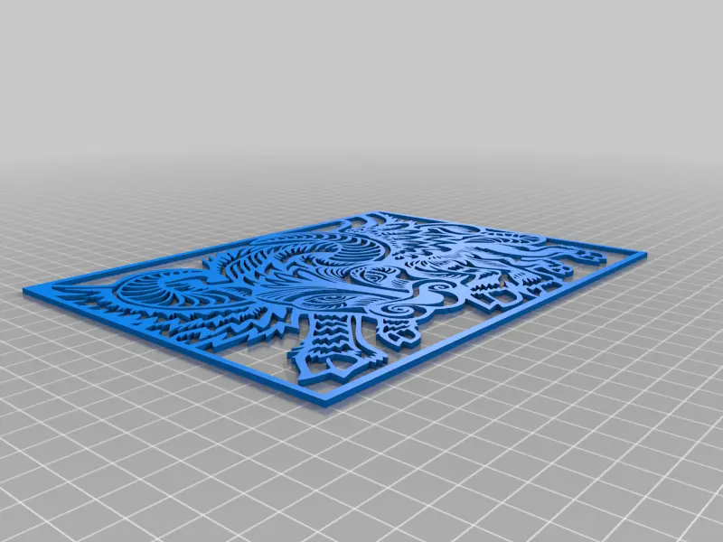 Free Sculptures & Artworks STL Download - Manticore Bull stencilby SMT_M 🦊