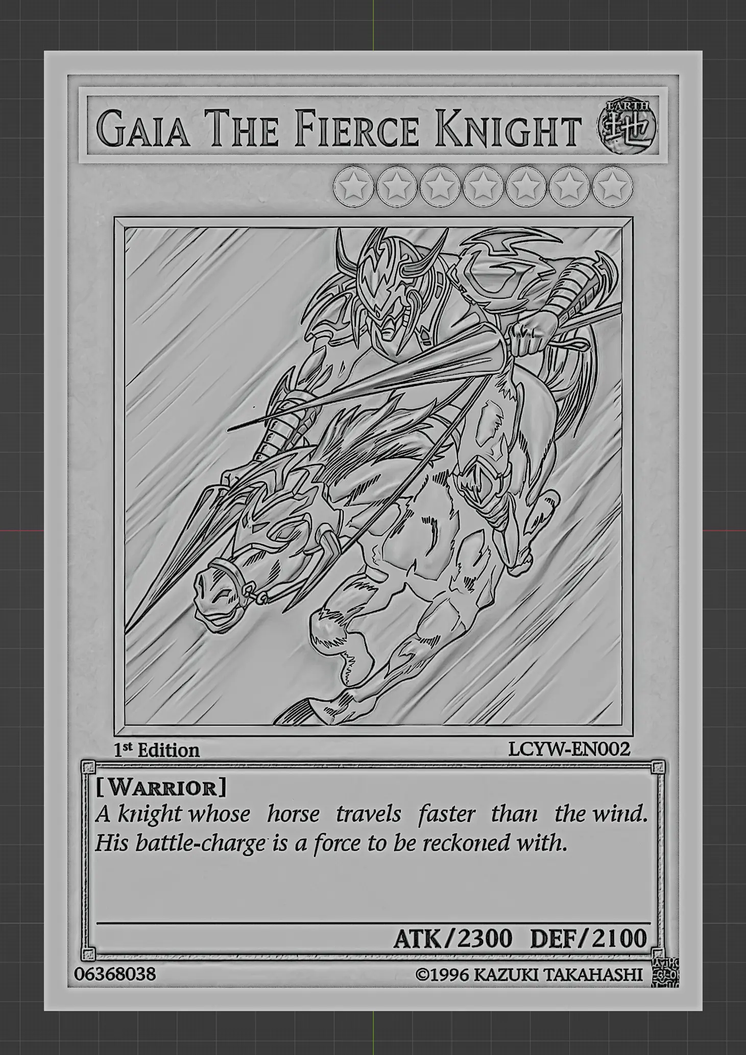 Other STL Download - gaia the fierce knight - yugiohby Wsonuchiha3D