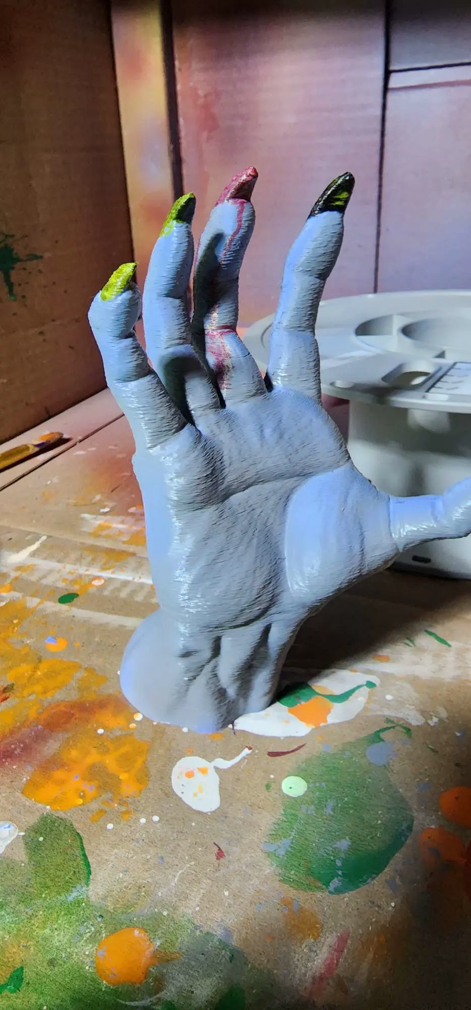 Free Characters & Creatures STL Download - devil hand reaching out by ...