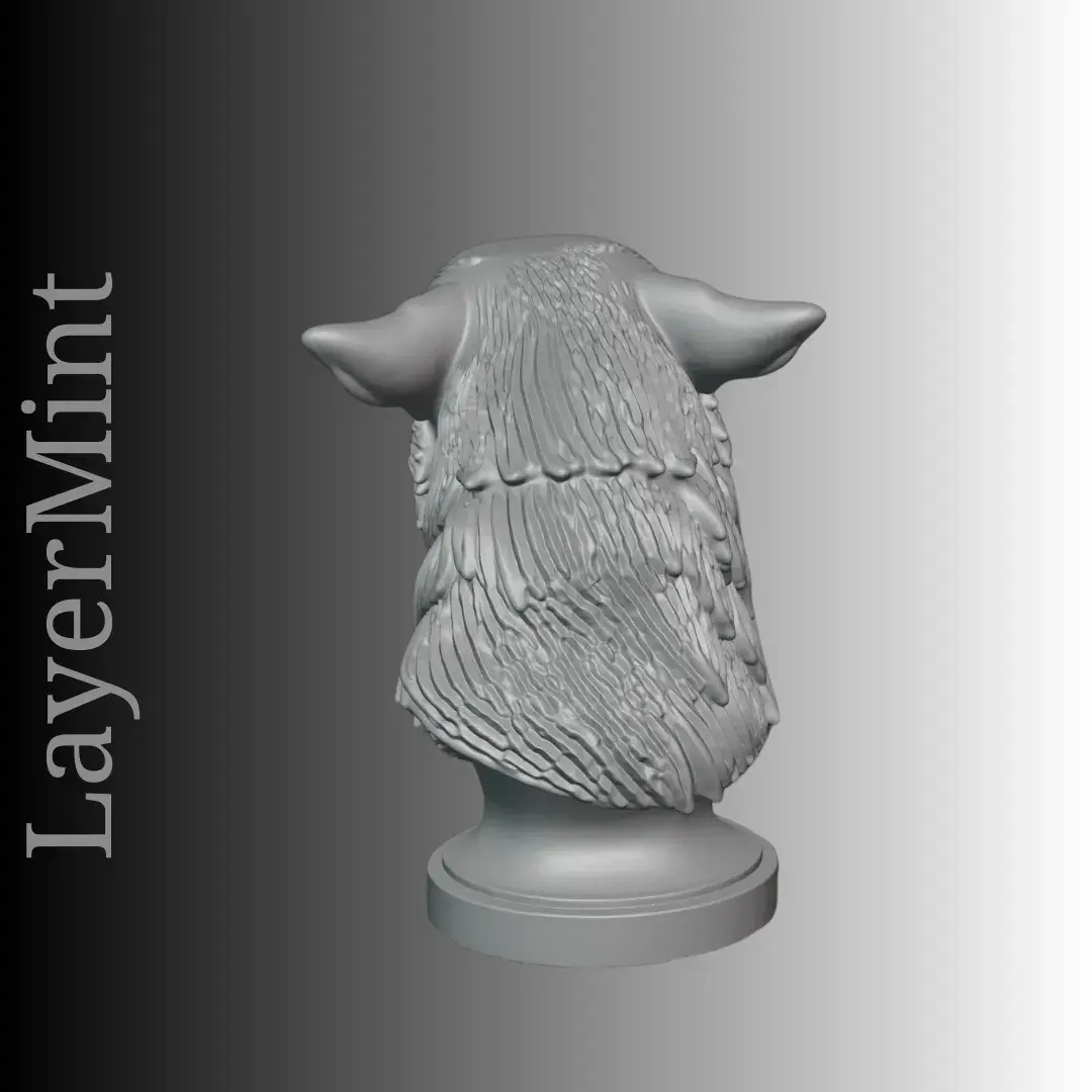 Sculptures & Artworks STL Download - Werewolf Bust STL – Gothic Horror ...
