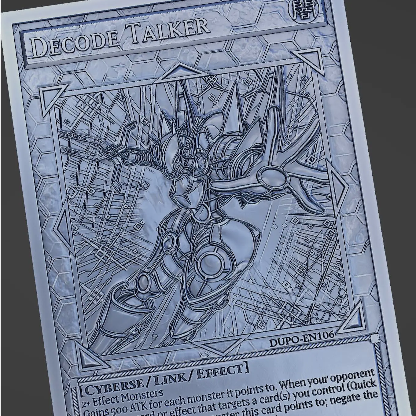 Free Other STL Download - Decode Talker - yu-gi-oh!by Wsonuchiha3D