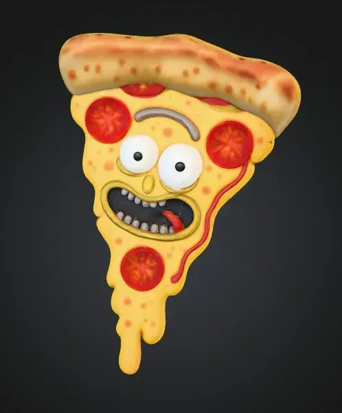 3D Printer Files | 3MF File | Rick pizza (rick and morty) | Creality Cloud