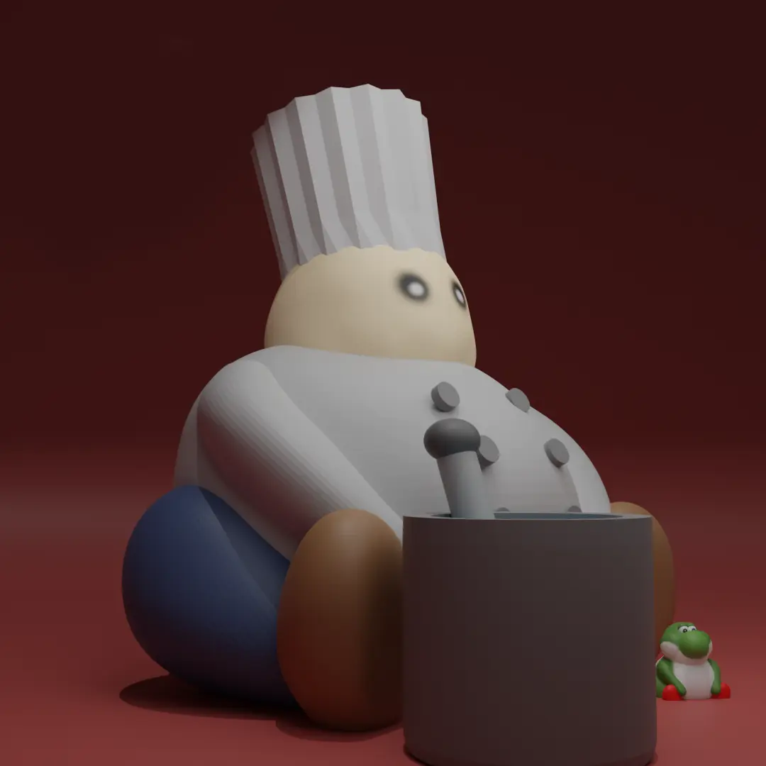Exclusive 3D Prints | Chef Chonk - MEME - CREALITY CLOUD EXCLUSIVE ...