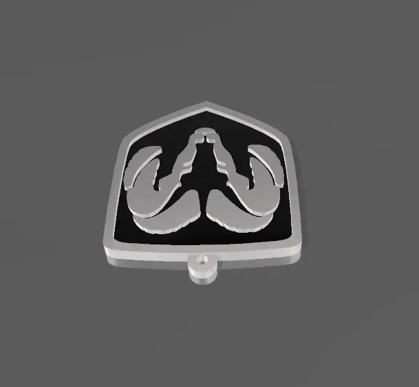 Jewelry & Accessories STL Download - Dodge logo keychainby Mr3DBeast