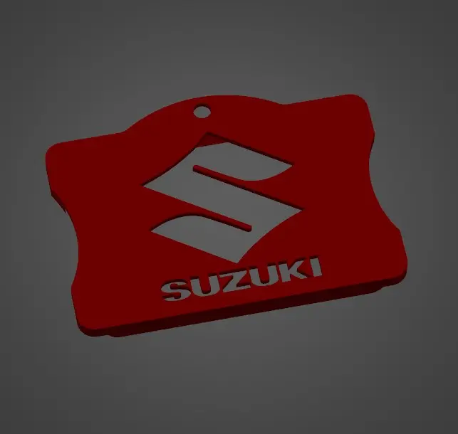 Badges & Coins STL Download - Suzuki ID Holder by Creathings3D