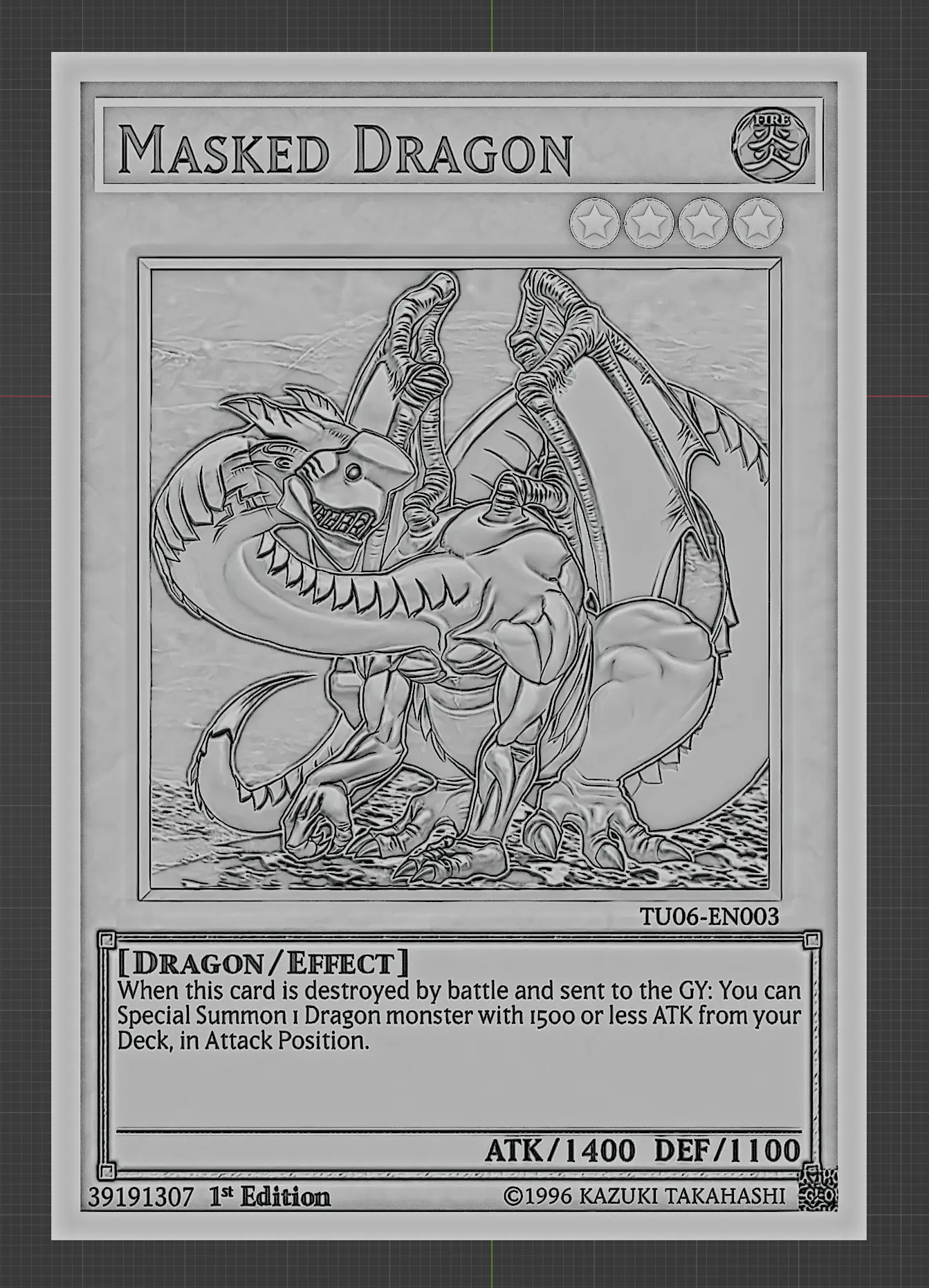 Other STL Download - masked dragon - yugiohby Wsonuchiha3D