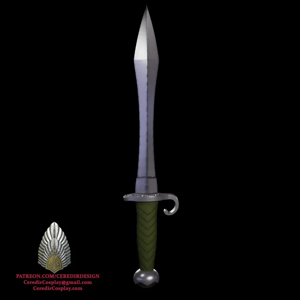Cosplay STL Download - Animated Sting Sword lord of the rings 3D ...