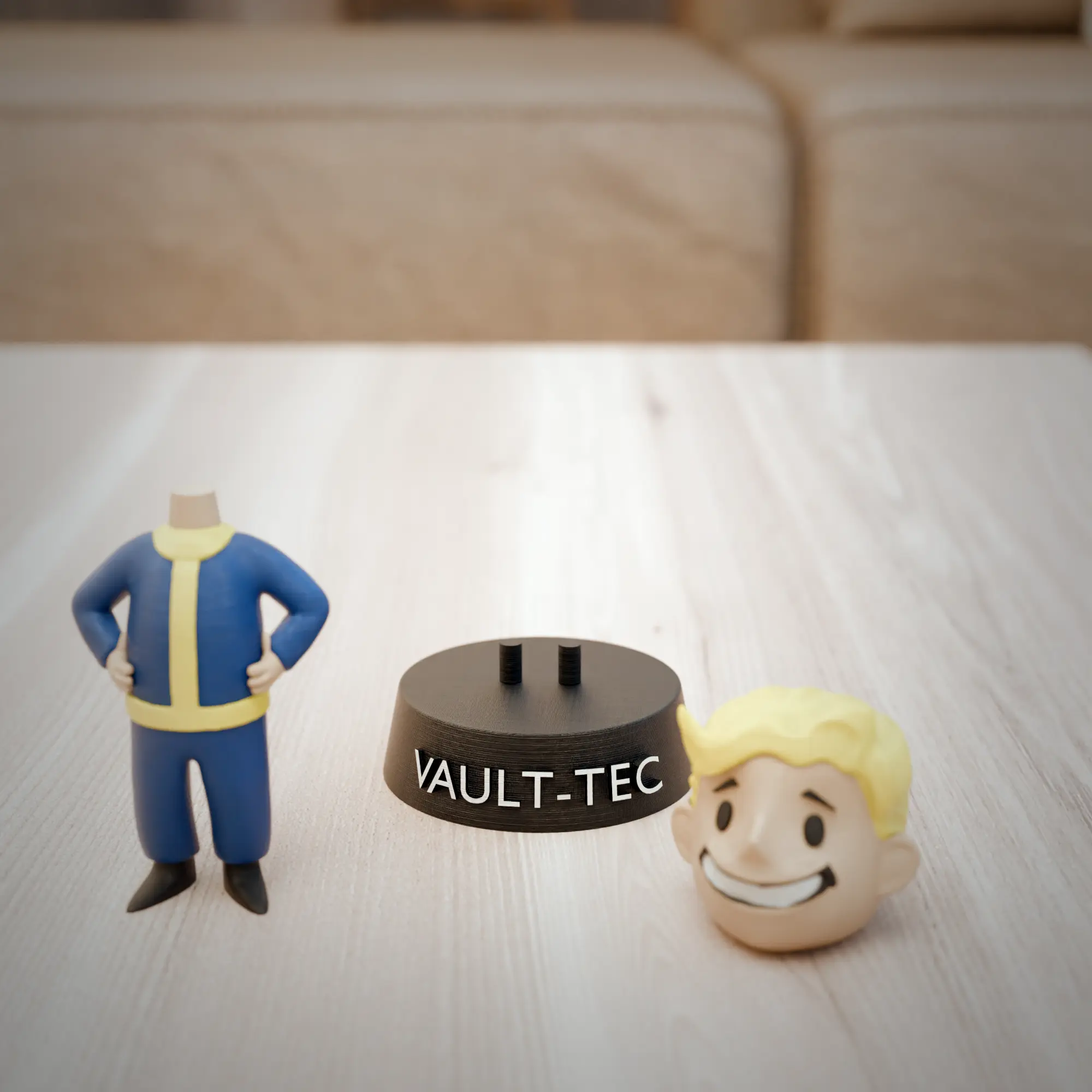 Characters & Creatures STL Download - VAULT BOY FALLOUT SHAKING BOBBLE ...
