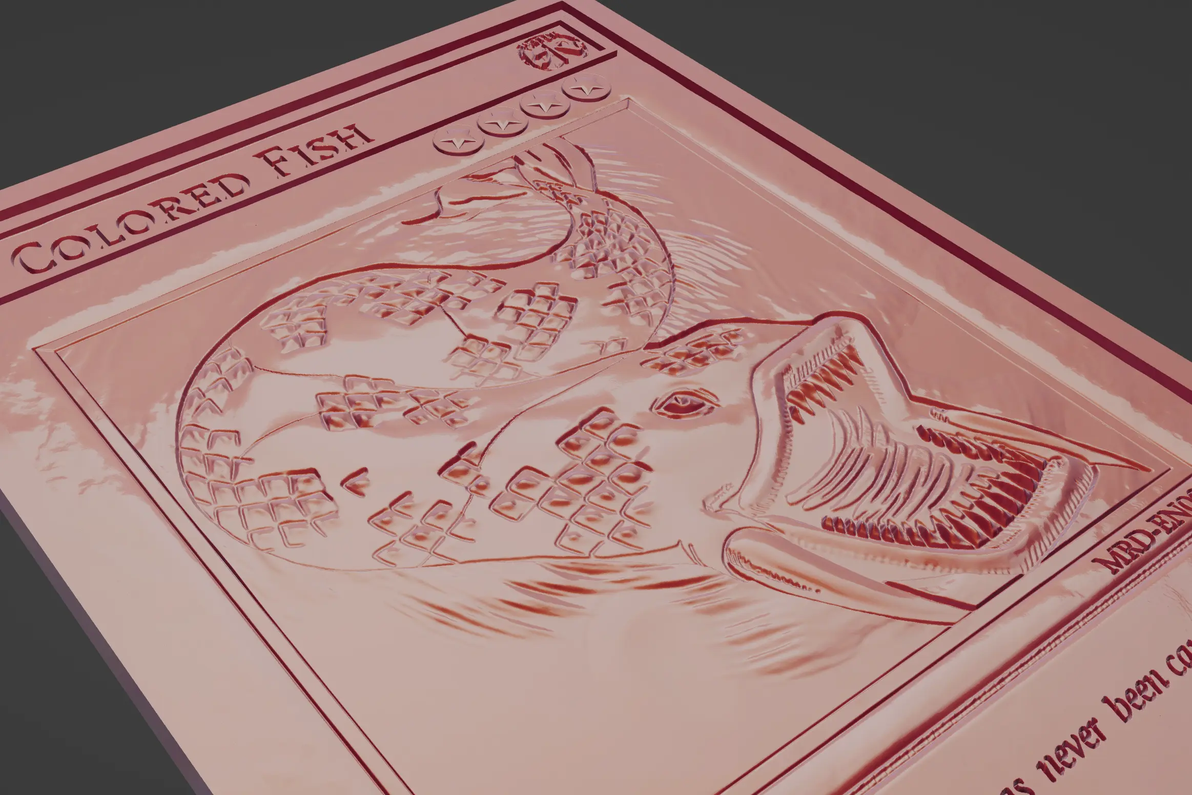 Free Other STL Download - 7 COLORED FISH - YU-GI-OH!by Wsonuchiha3D