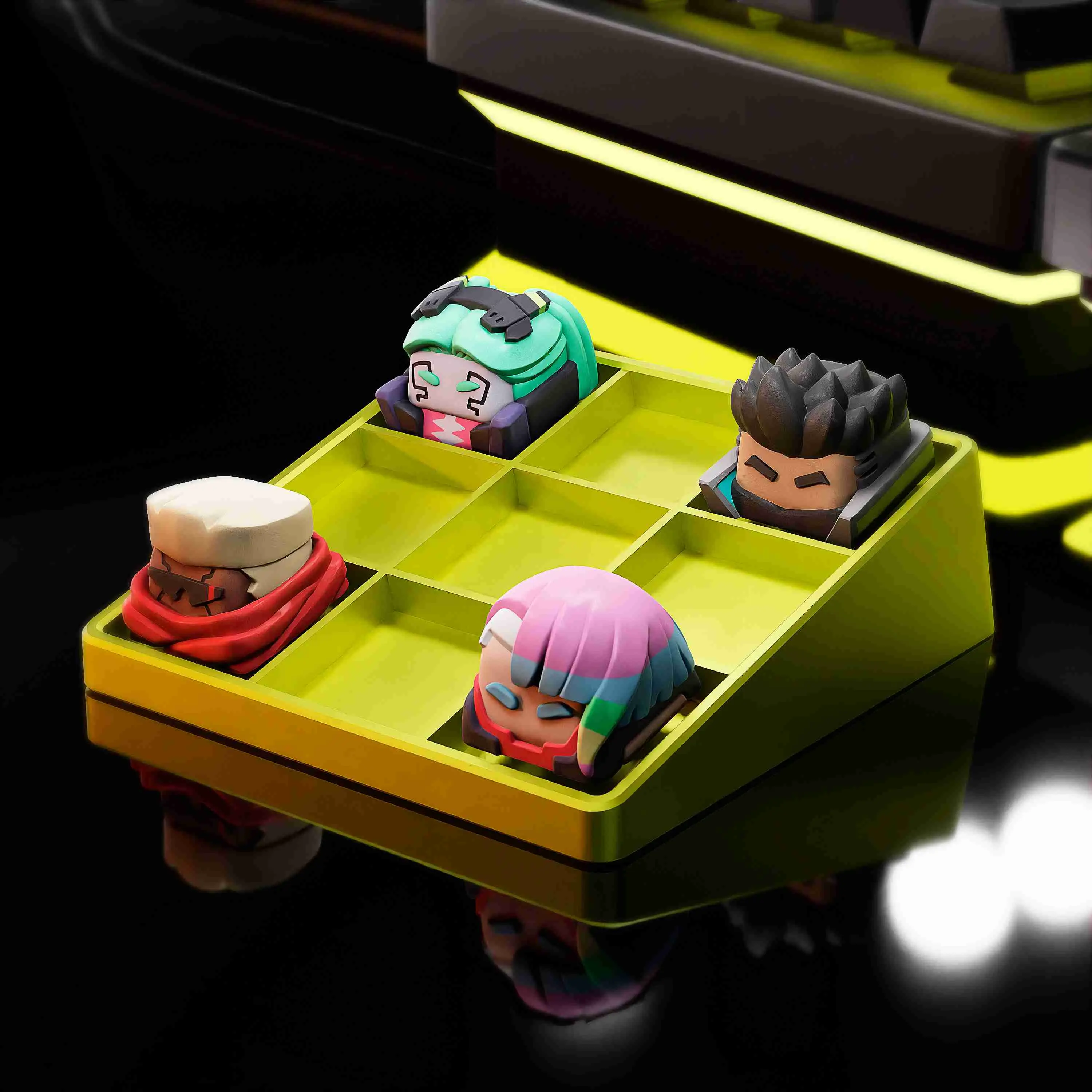 Cyberpunk: Edgerunners Keycaps - Mechanical Keyboard | 3D models ...