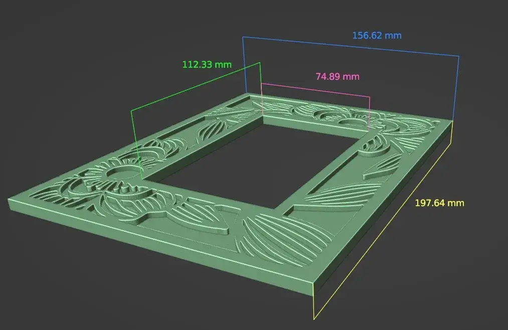 3D Printer Files | 3MF File | frame for mirror or photo | Creality Cloud