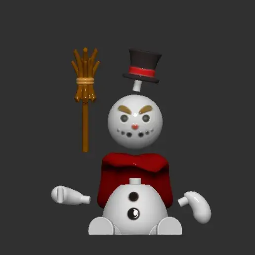Other STL Download - Christmas Customizable Snowmanby Cad Kings