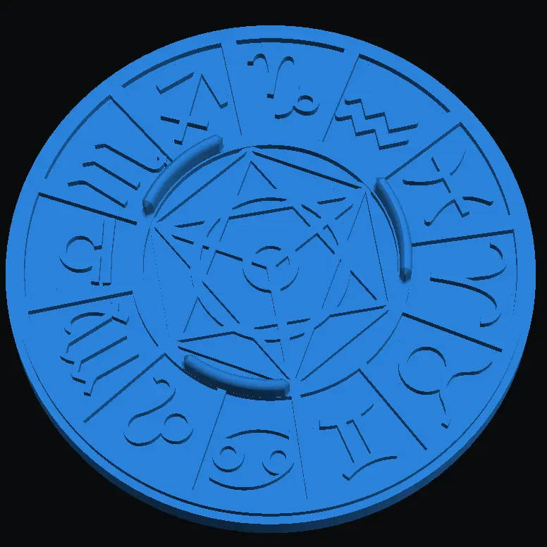 Free Other STL Download - wheel_zodiac_TCby Crystal Merrill