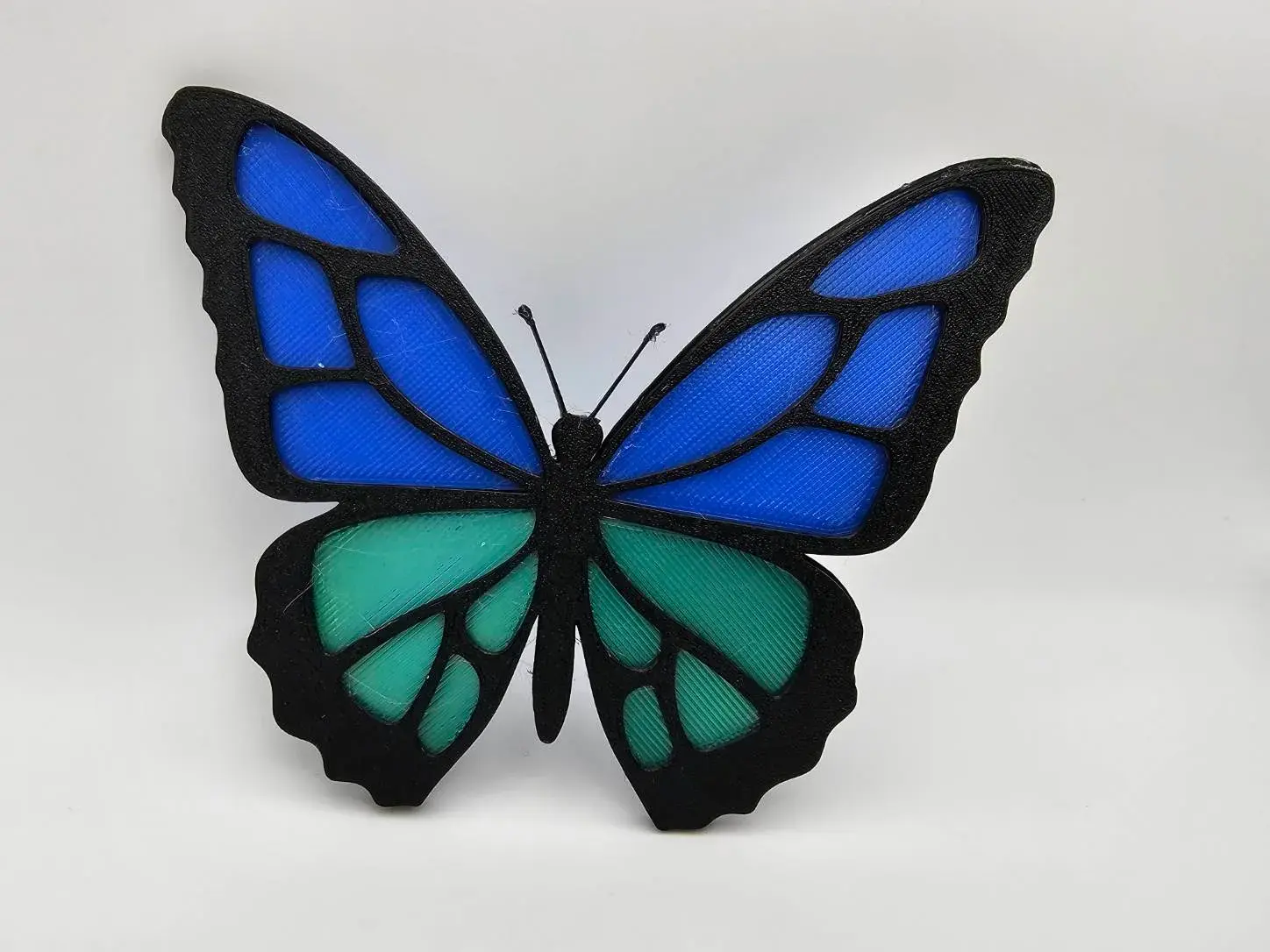 3D Printer Files | 3MF File | Butterfly - Multi colored with stake ...