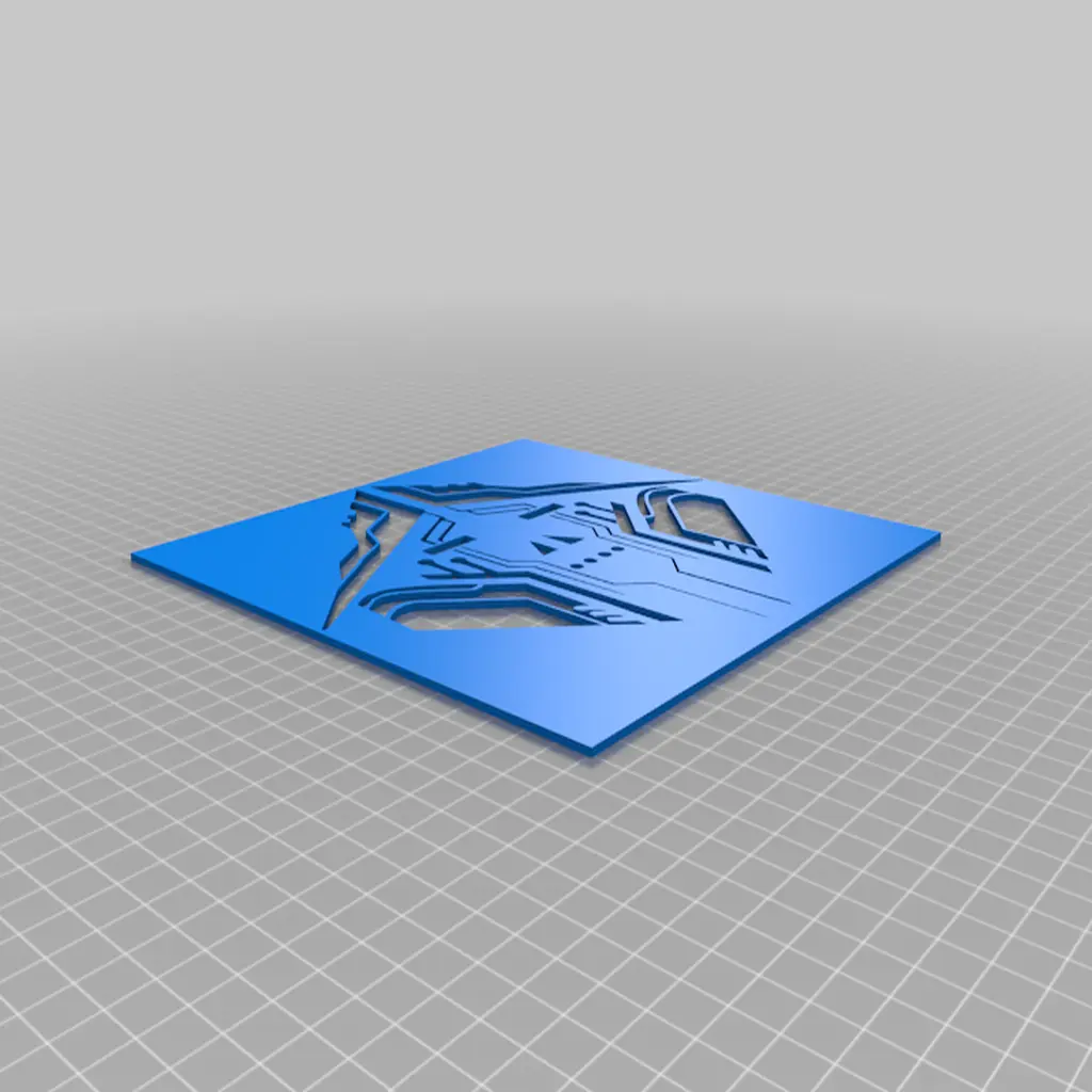 Free Digital Art STL Download - Crypto stencilby SMT_M 🦊