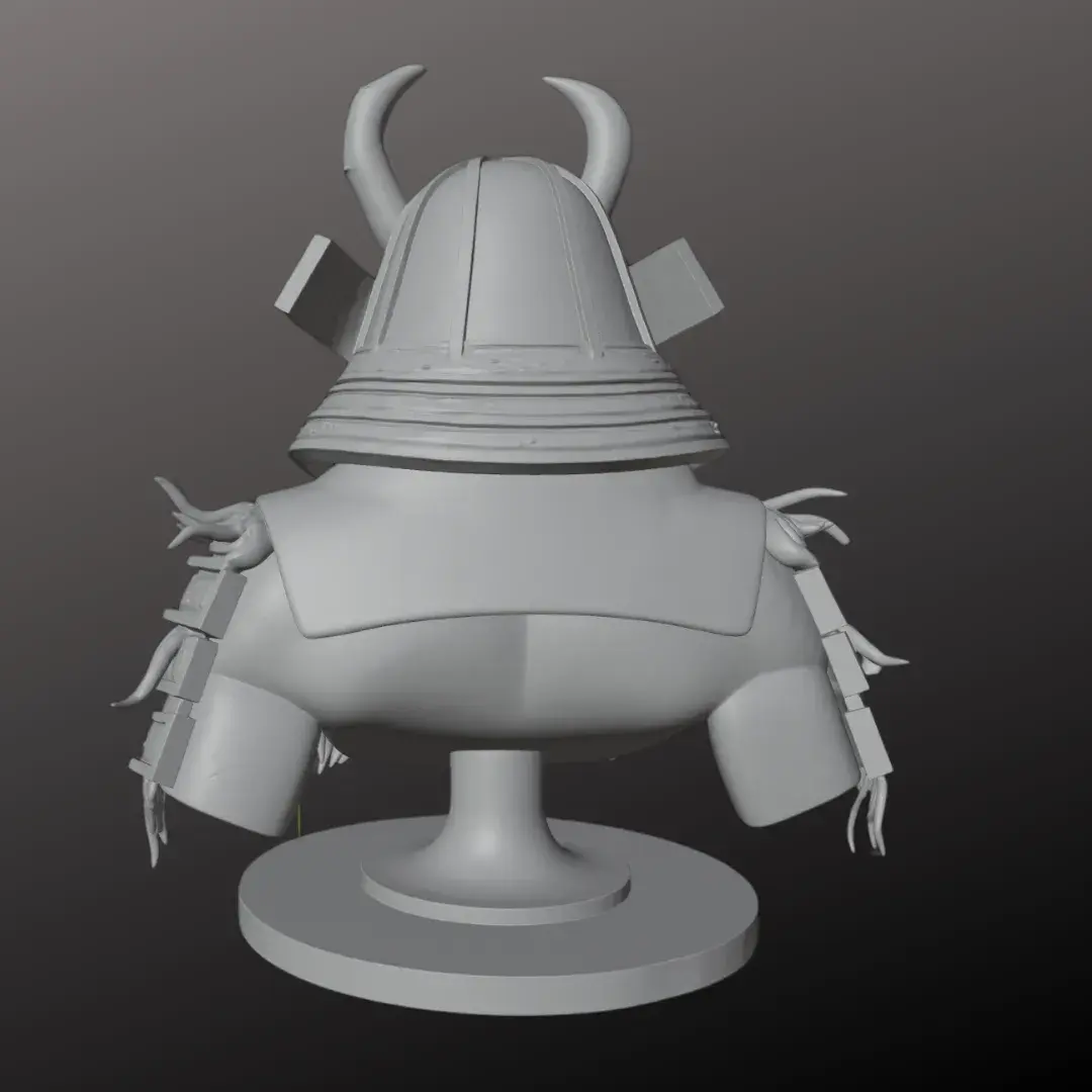 Sculptures & Artworks STL Download - Bust of the Demon Samurai - STL ...