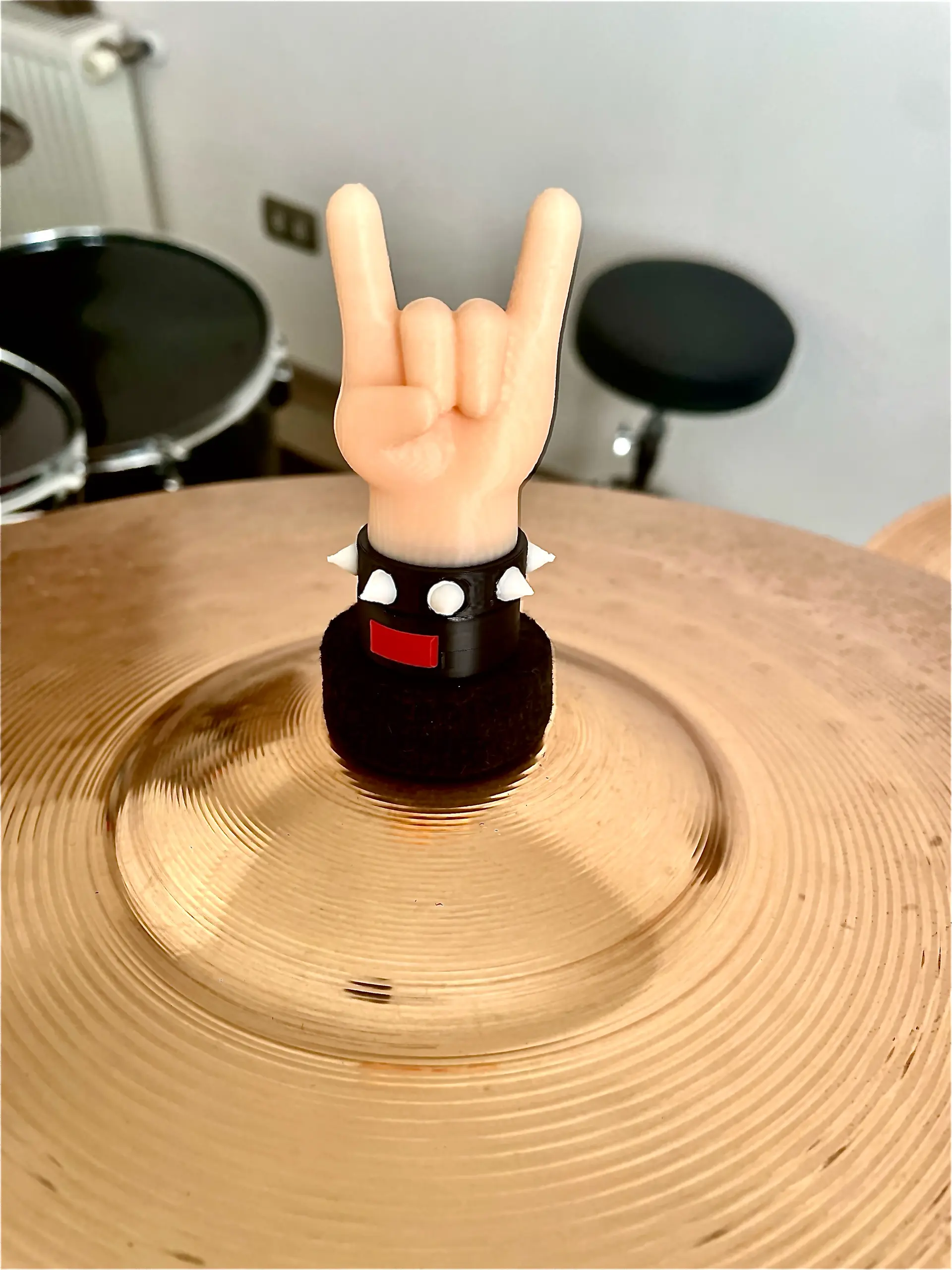 3D Printer Files | 3MF File | Rock Horn Cymbal Topper with M8 Quick ...