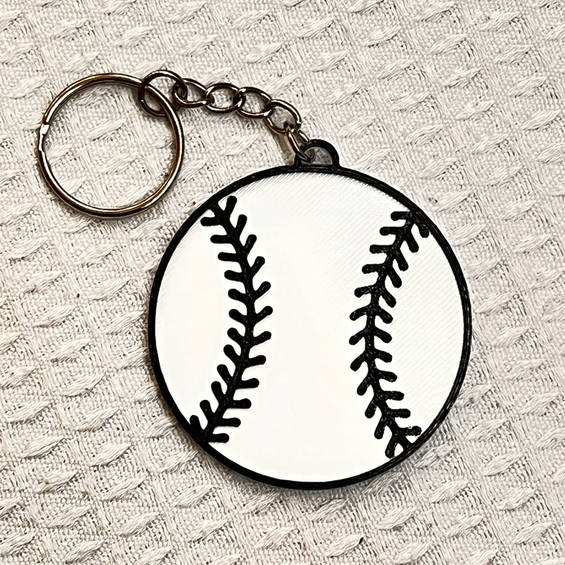 3D Printer Files | 3MF File | Keychain Baseball | Creality Cloud