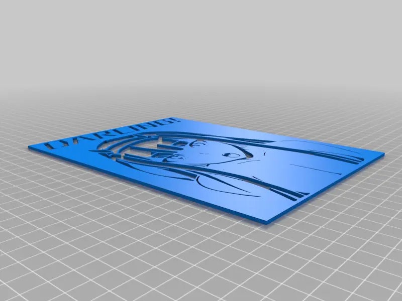 Zero Two stencil 2 | 3D models download | Creality Cloud