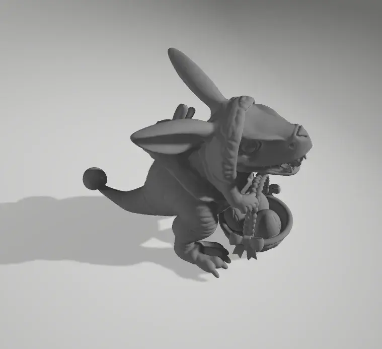 Characters & Creatures STL Descarga - Trust me I am a Rabbit not a Dino ...