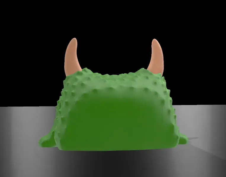 Characters & Creatures STL Download - Spiky Cartoon Monsterby Mr3DBeast