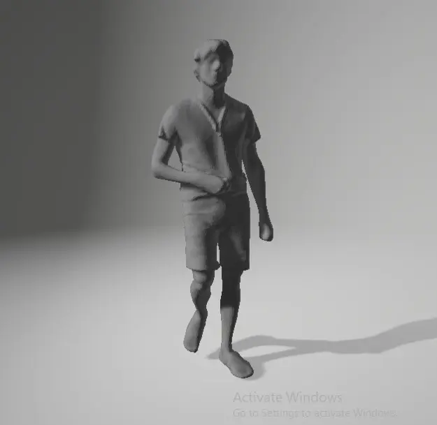 Characters & Creatures STL Download - man walking 13by xhobby1