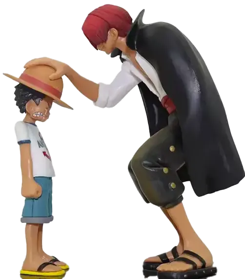 Kostenloser Characters & Creatures STL Download - Luffy & Shanks iconic ...