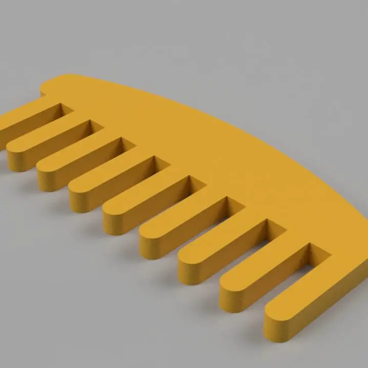 3D Printer Files | 3MF File | wide-tooth comb | Creality Cloud