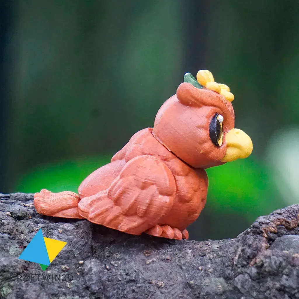 Other STL Download - Tiny Owl No supportsby CraftWin3d