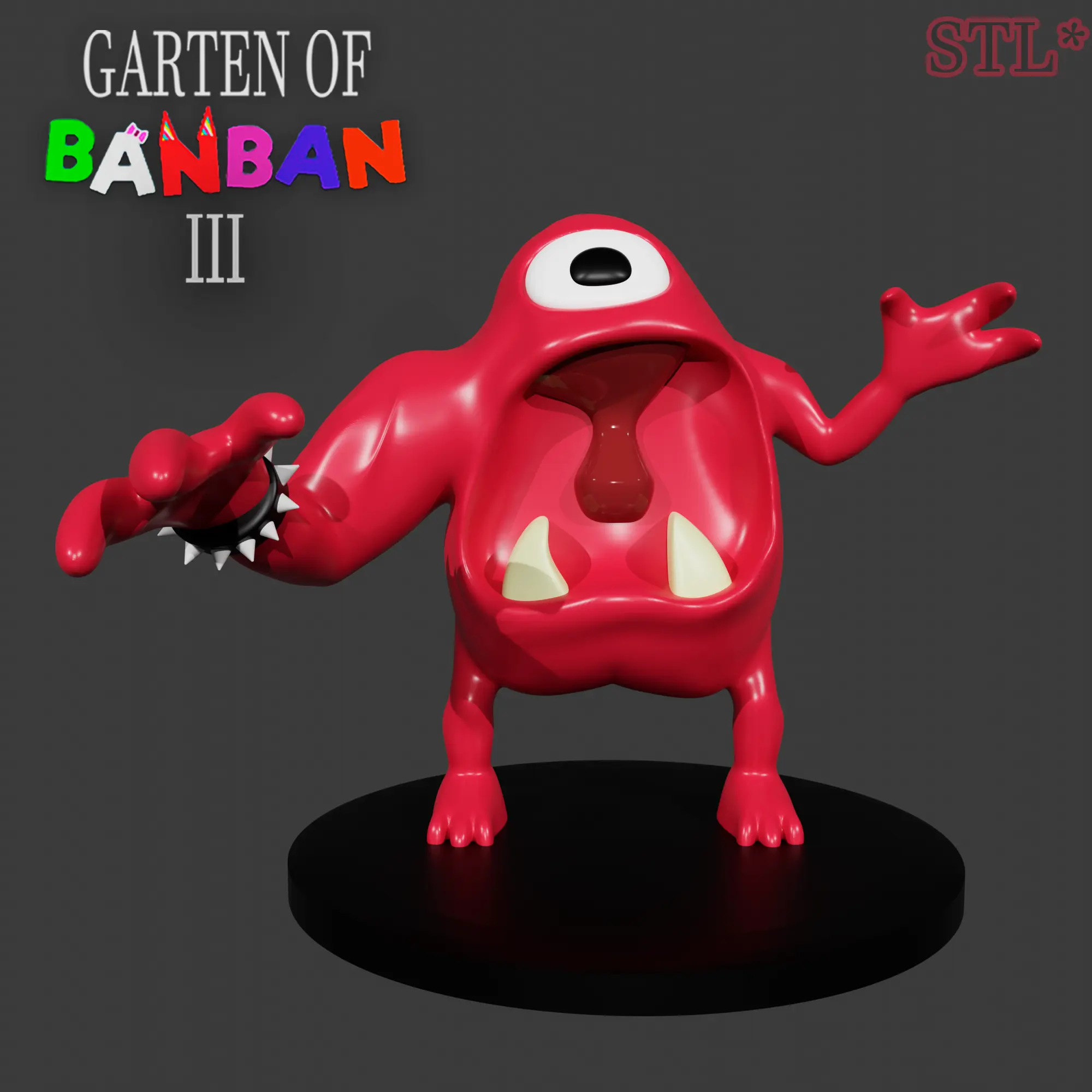 Characters & Creatures STL Download - CYCLOPUS FROM GARTEN OF BANBAN 3 ...