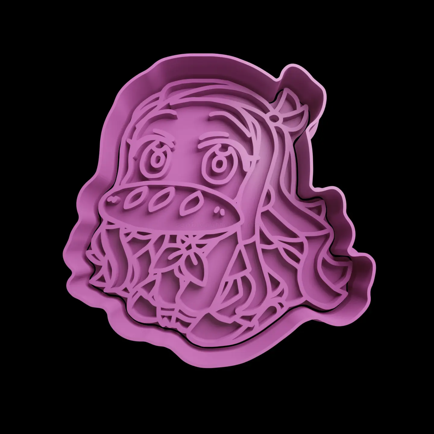 NEZUKO CUTE BREAD COOKIE CUTTER FREE | 3D models download | Creality Cloud