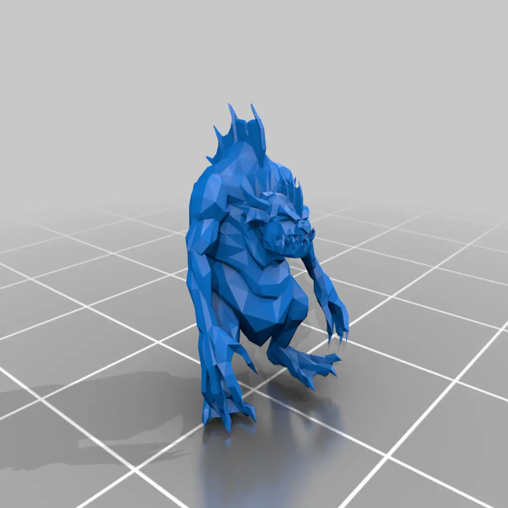 Free Characters & Creatures STL Download - river troll - orcs and ...