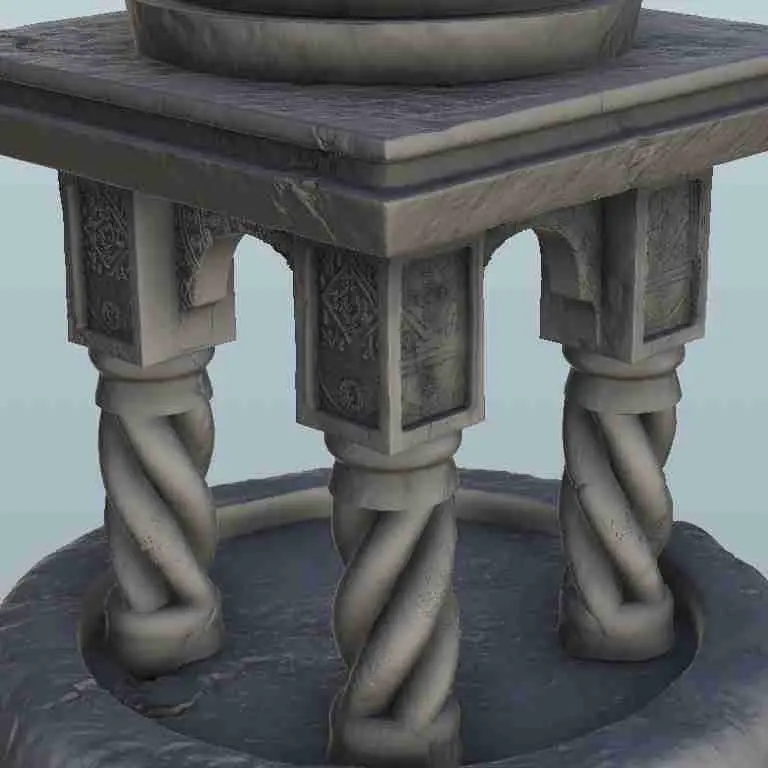 Props & Terrain STL Download - Indian fancy fountain - miniatures ...