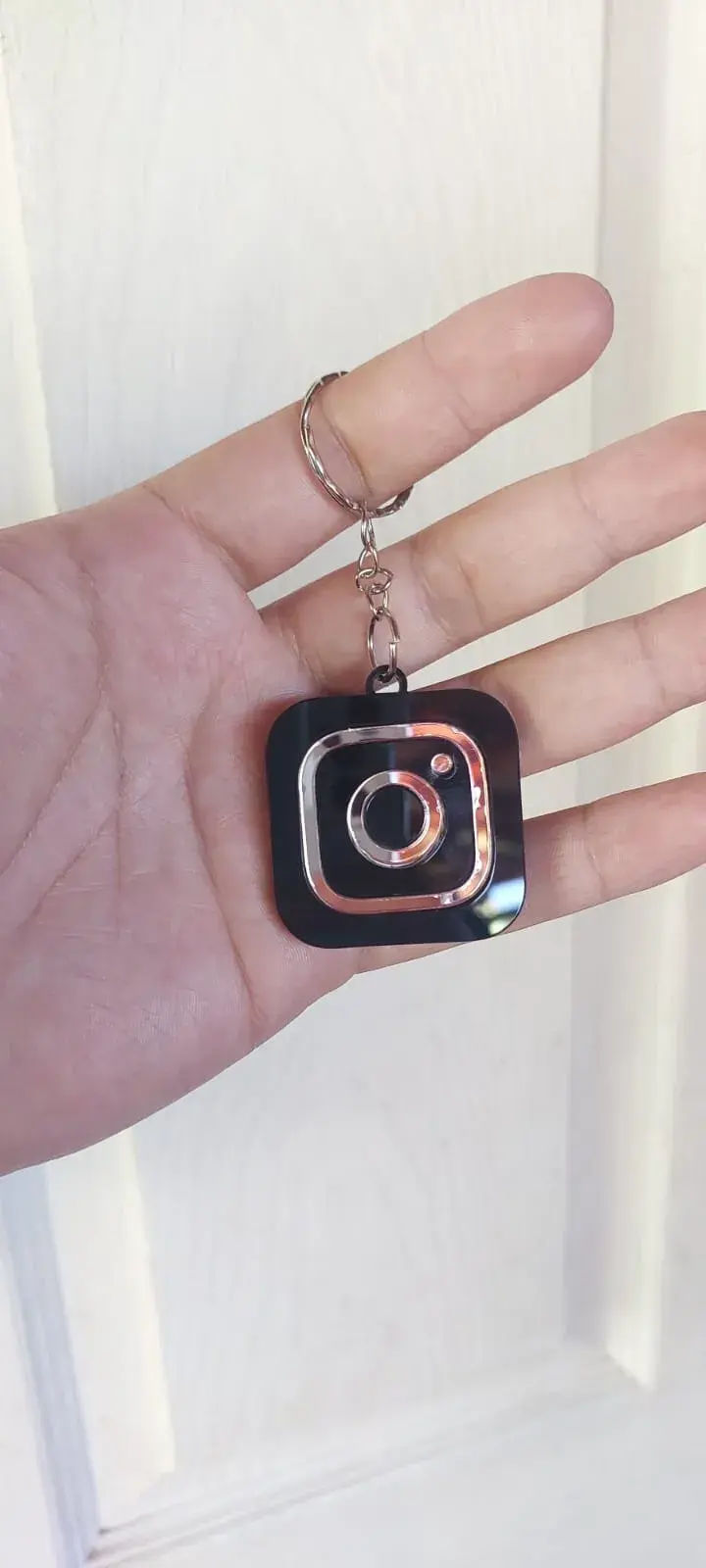 Jewelry & Accessories STL Descarga - KEYCHAIN NFC INSTAGRAM - MLH 3D