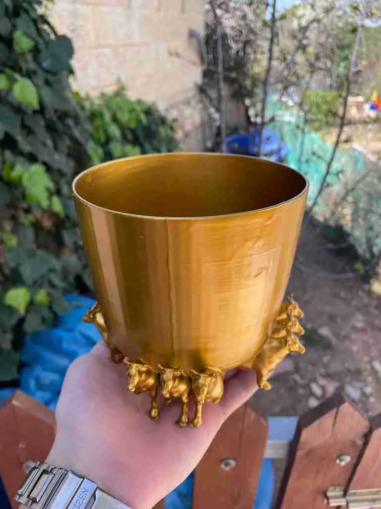3D Printer Files | 3MF File | Solomon’s Temple Basin Cup | Creality Cloud